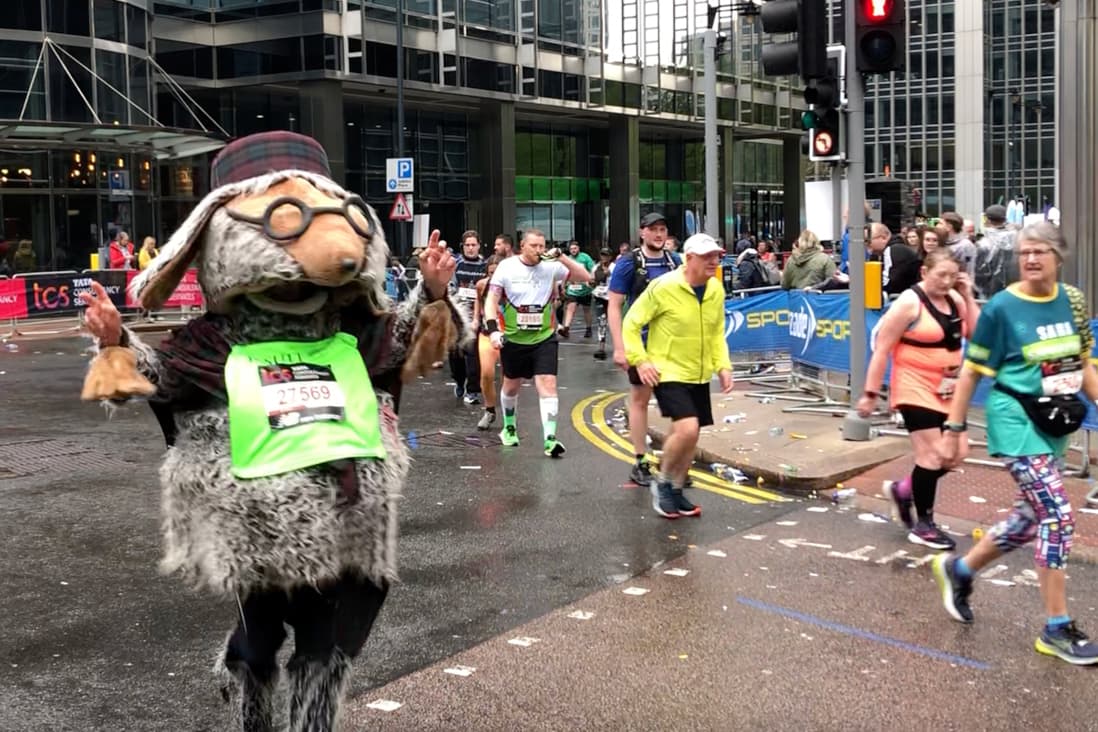 Running the full London Marathon in costume to support Jesuit missions ...
